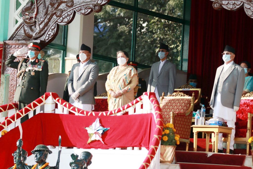 ‘Phulpati Badhai’ observed at Sainik Manch - DCnepal