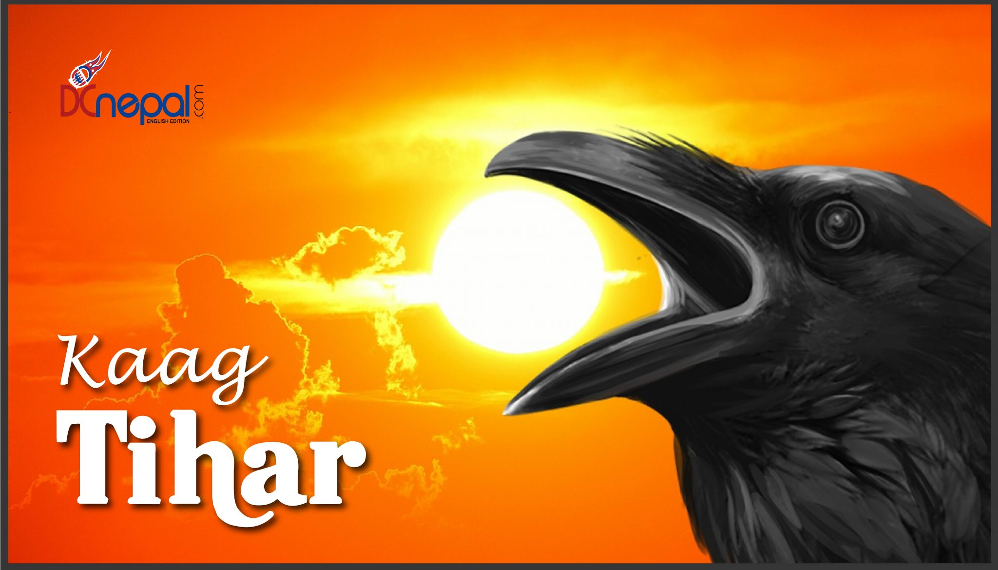 Hindus busy feeding crows in the first sunrise of Tihar - DCnepal