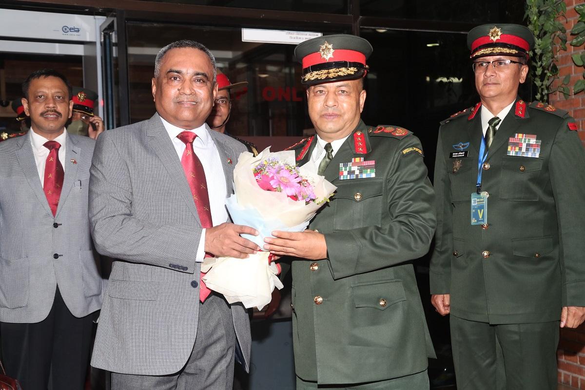 Indian Chief of Army Staff General Pande arrives in Nepal - DCnepal