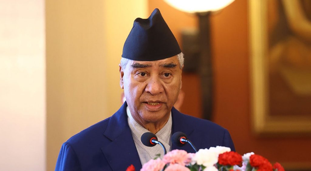 Nepali Congress Chairman Sher Bahadur Deuba Extends Warm Wishes on ...